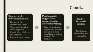 Forensic hypnosis1 | PPTX