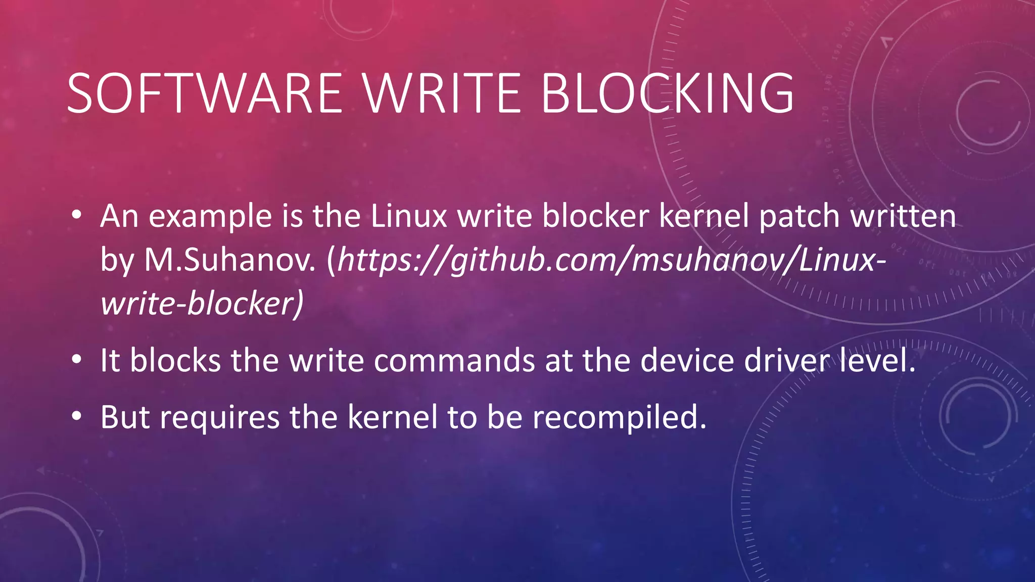 Intro to digital forensic imaging | PPTX