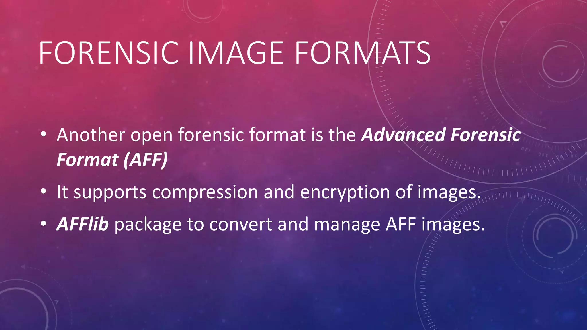 Intro to digital forensic imaging | PPTX