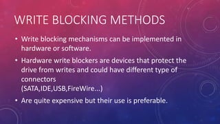 Intro to digital forensic imaging | PPTX