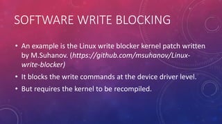 Intro to digital forensic imaging | PPTX