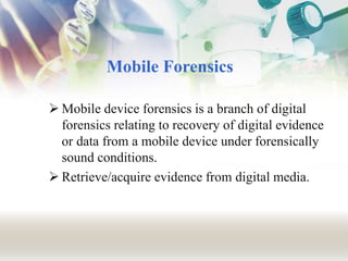 Forensic investigation | PPTX