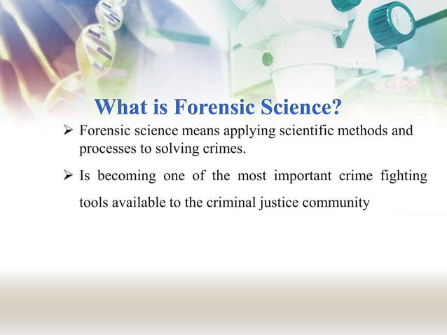 Forensic investigation | PPTX