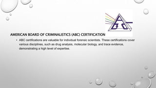 FORENSIC LABORATORY - Good Laboratroy Practices | PPTX