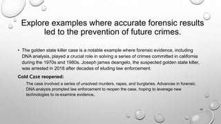 FORENSIC LABORATORY - Good Laboratroy Practices | PPTX