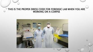 FORENSIC LABORATORY - Good Laboratroy Practices | PPTX