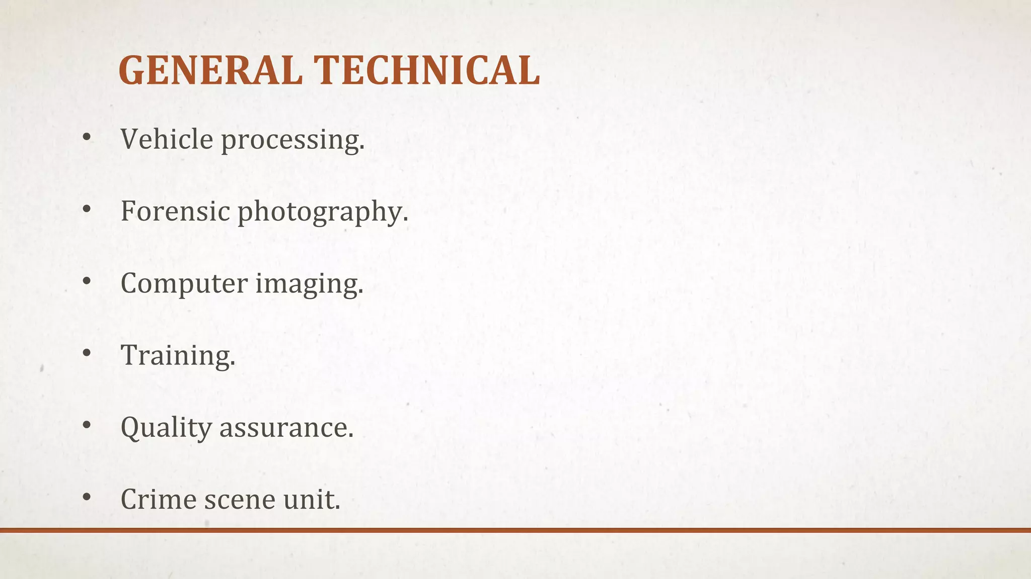 Forensic laboratory setup requirements | PPT | Civil Engineering ...