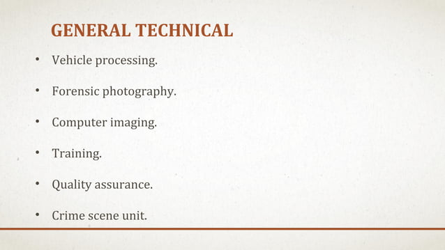 Forensic laboratory setup requirements | PPT | Civil Engineering ...