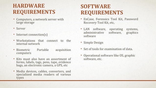 Forensic laboratory setup requirements | PPT | Civil Engineering ...