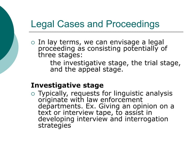 Forensic linguistics | PPT