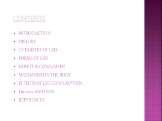 Forensic lsd | PPT