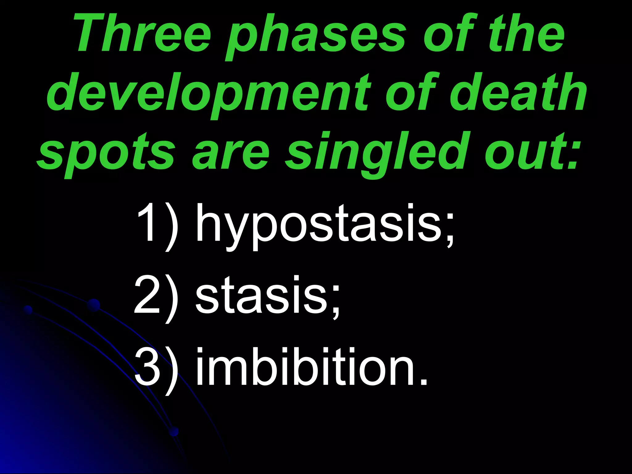Forensic medical theory of death | PPT
