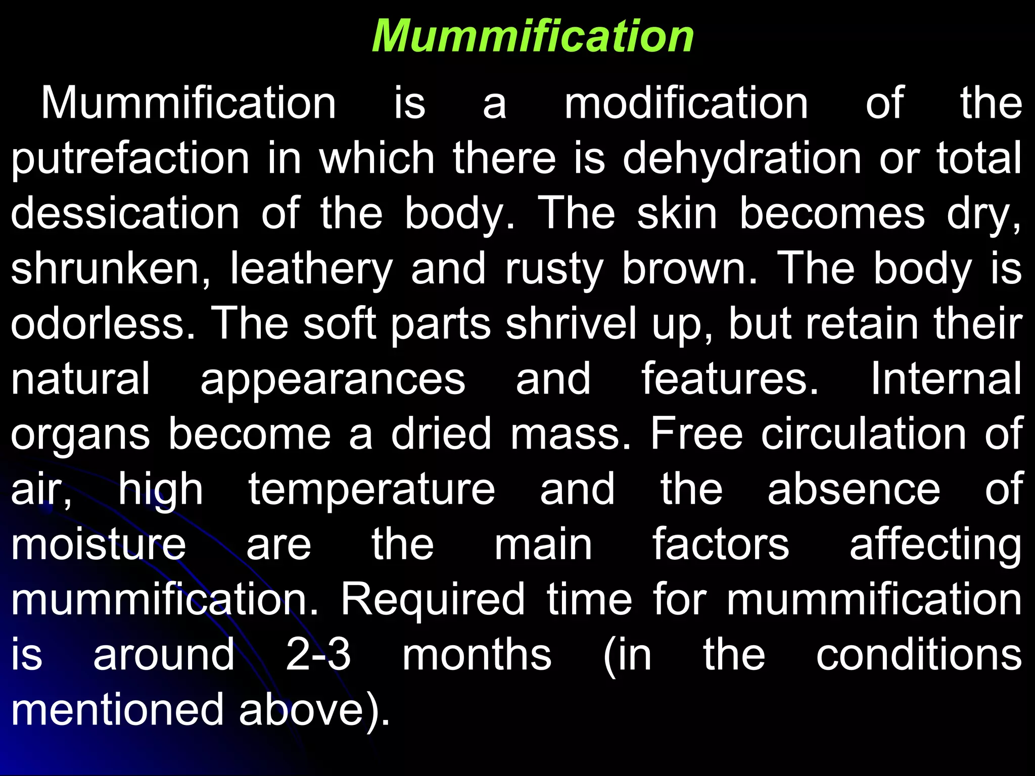 Forensic medical theory of death | PPT