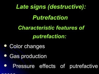 Forensic medical theory of death | PPT