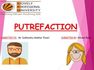 Forensic medicene,putrefaction | PPTX