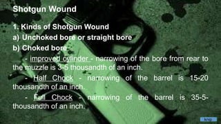 Forensic Medicine (Medico-legal Aspects of Physical Injuries) | PPTX