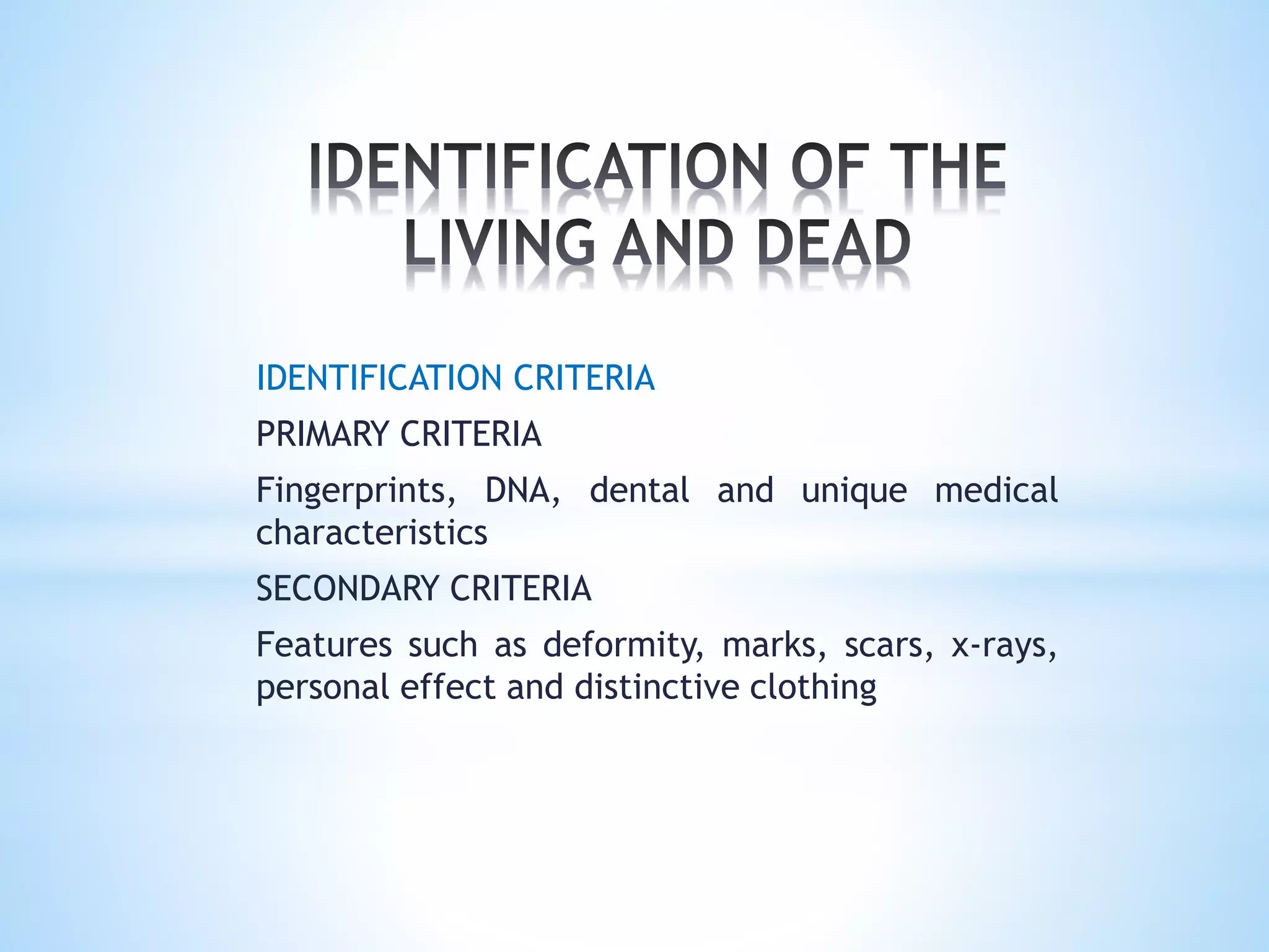 Forensic medicine | PPTX