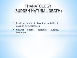 Forensic medicine | PPTX