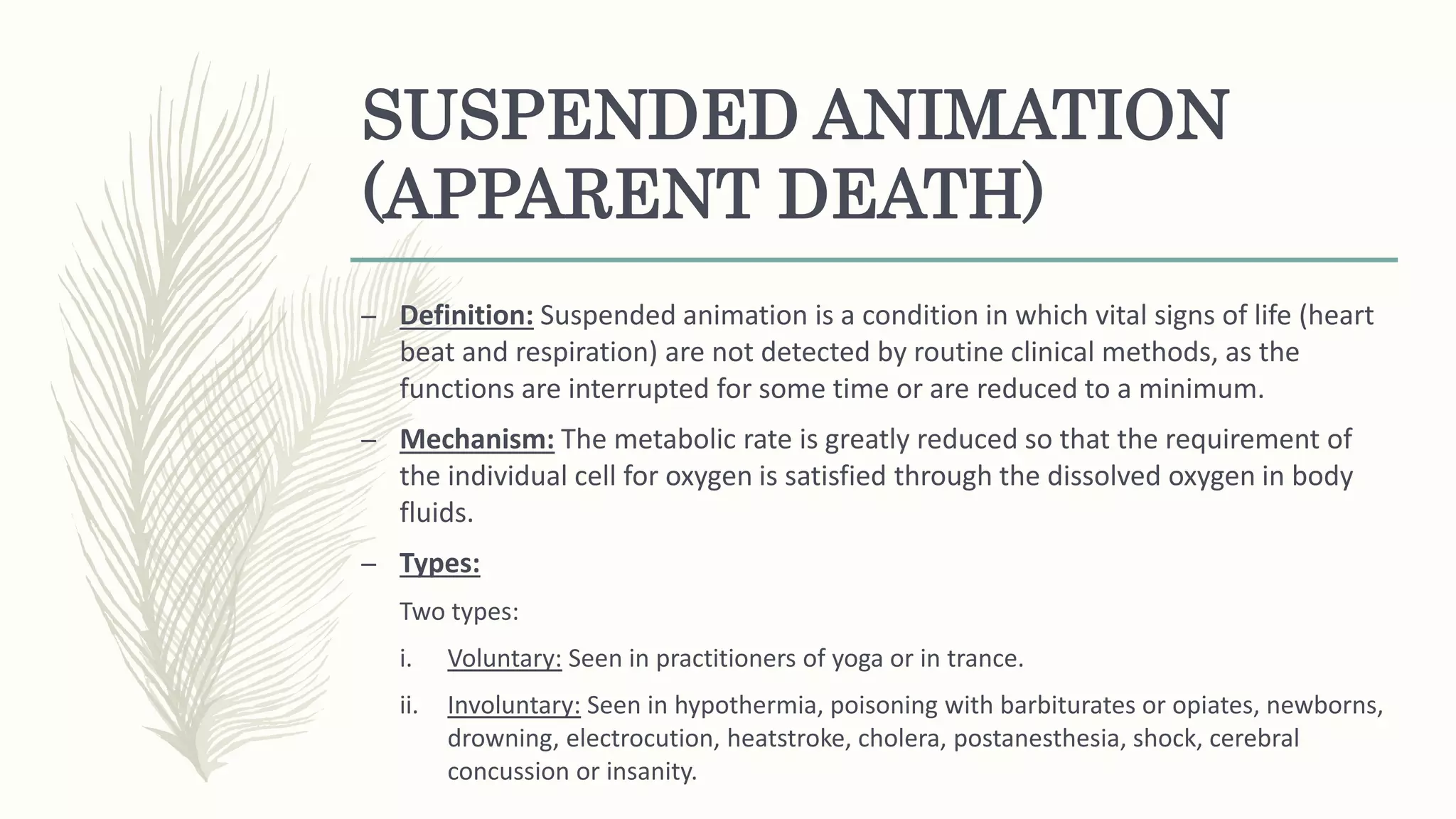FORENSIC MEDICINE - STAGES OF DEATH | PPTX