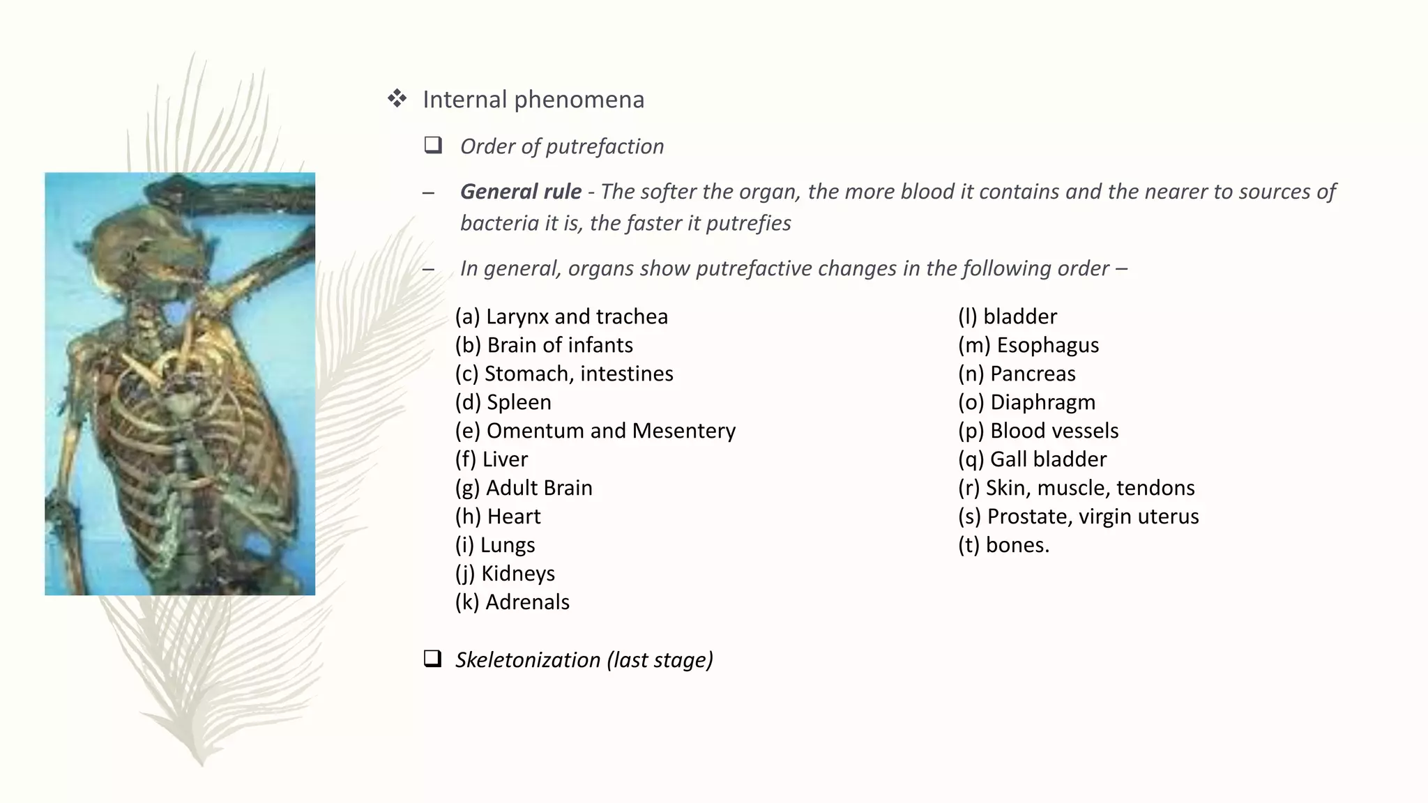 FORENSIC MEDICINE - STAGES OF DEATH | PPTX