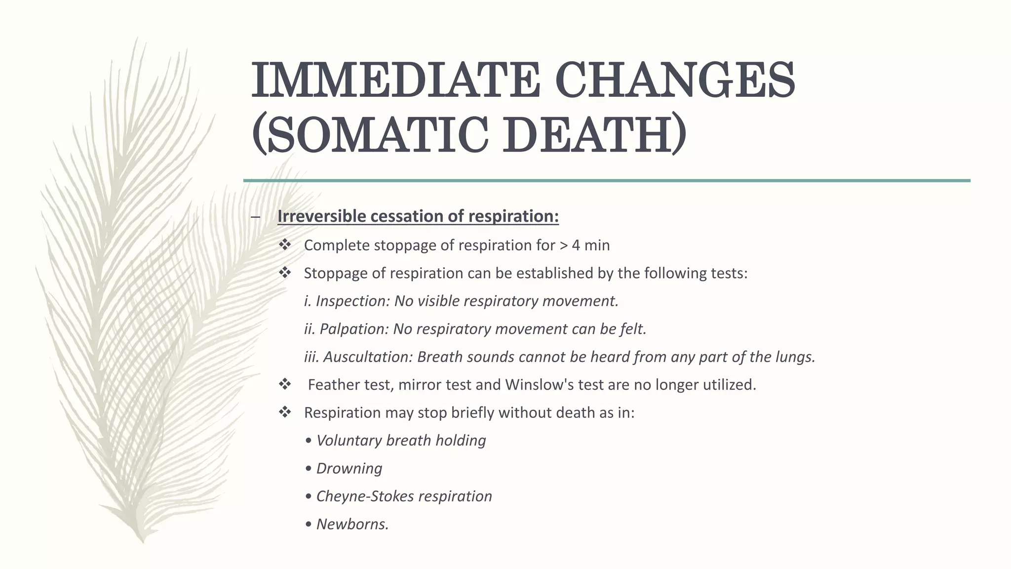 FORENSIC MEDICINE - STAGES OF DEATH | PPTX