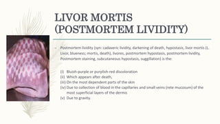 FORENSIC MEDICINE - STAGES OF DEATH | PPTX