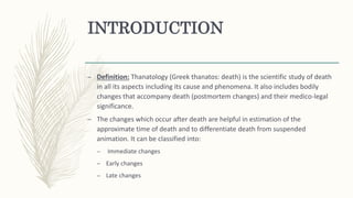 FORENSIC MEDICINE - STAGES OF DEATH | PPTX