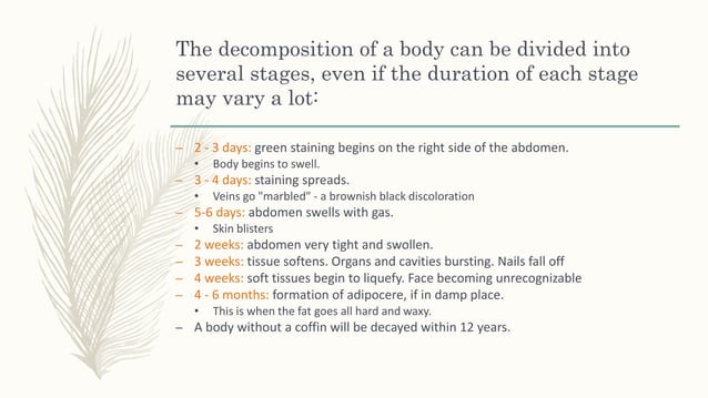 FORENSIC MEDICINE - STAGES OF DEATH | PPTX