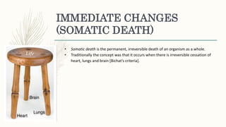 FORENSIC MEDICINE - STAGES OF DEATH | PPTX