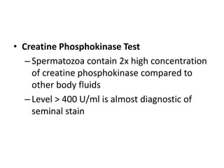 Forensic Medicine - Analysing Seminal Stains.pptx