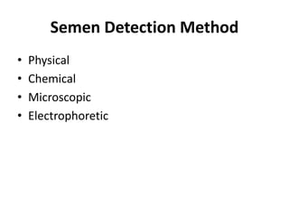 Forensic Medicine - Analysing Seminal Stains.pptx