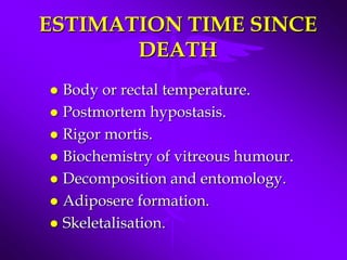 Forensic medicine (forensic pathology) | PPT