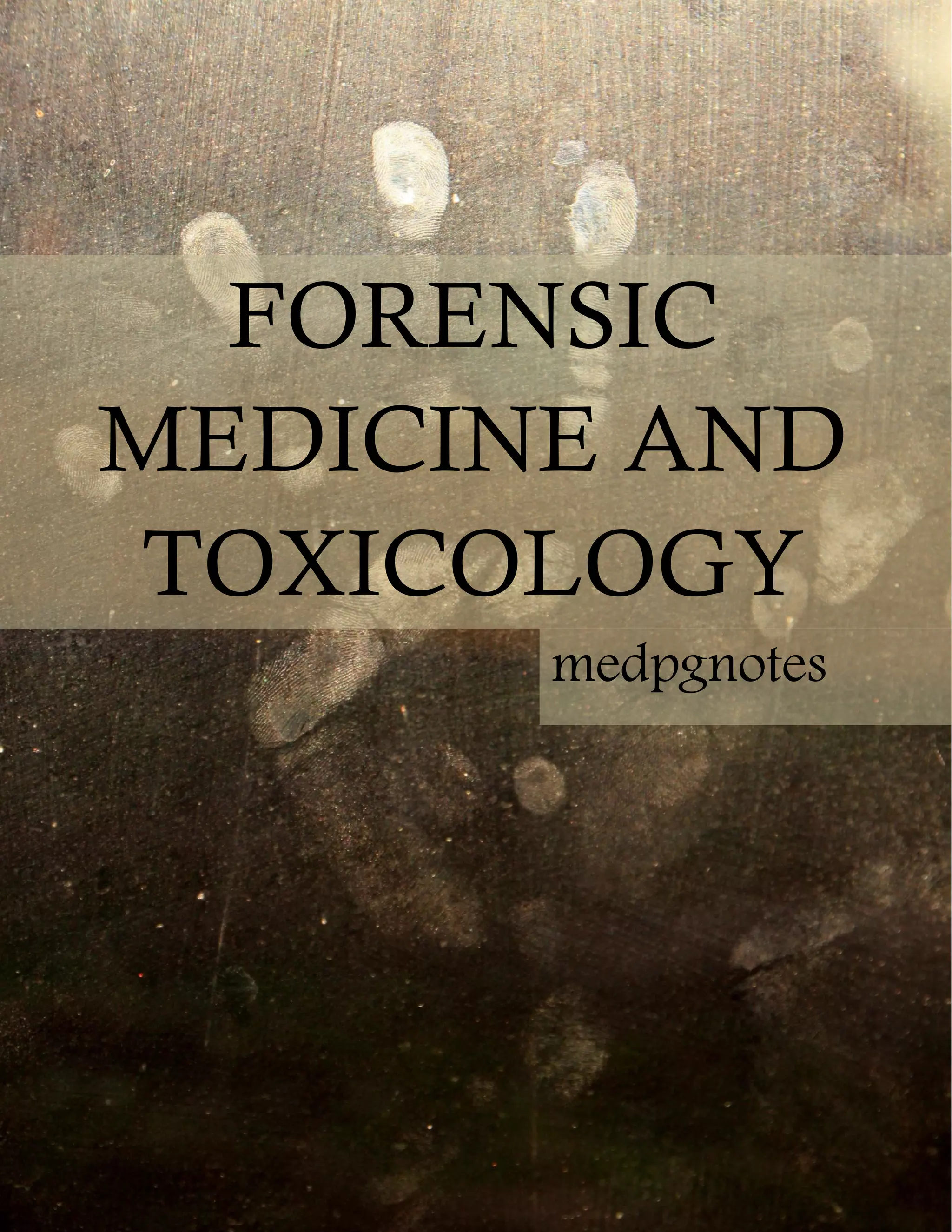 Forensic medicine and toxicology sample | PDF