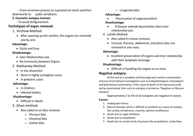 Forensic Medicine Notes 157 Pages-1.pdf | Death, Injury, or Military ...