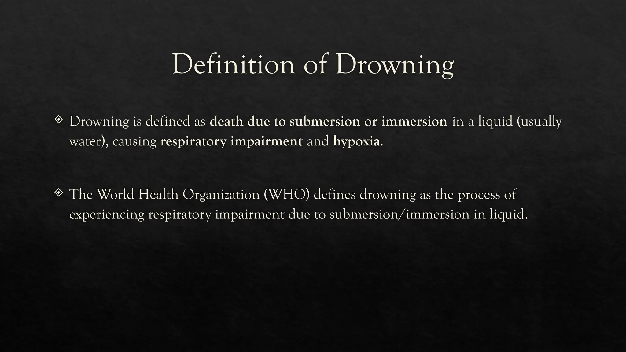 Differential diagnosis between Drowning Vs Retention of cadaver in ...