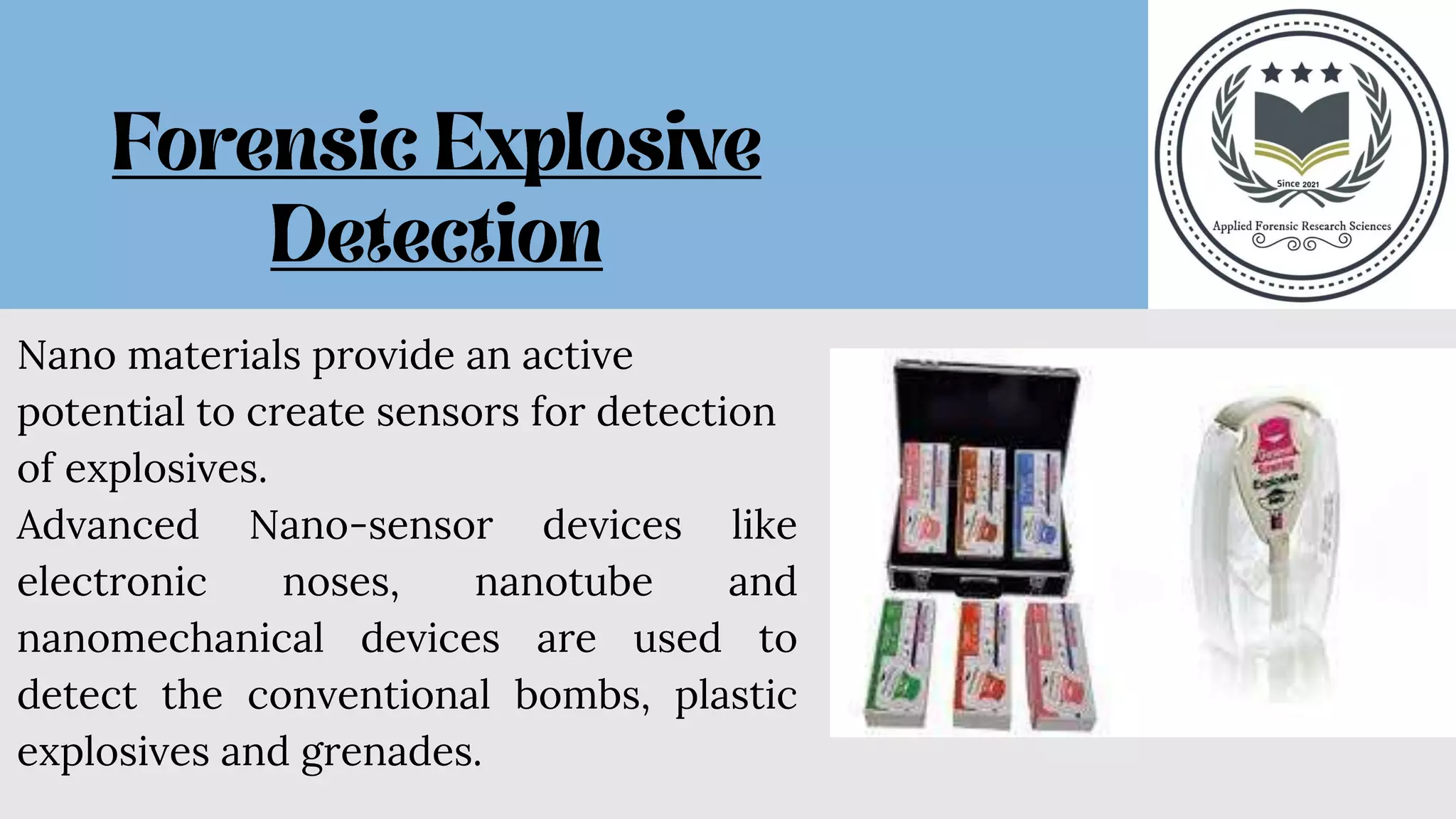 Forensic nanotechnology | PPTX