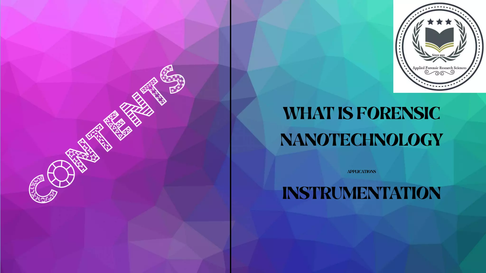 Forensic nanotechnology | PPTX