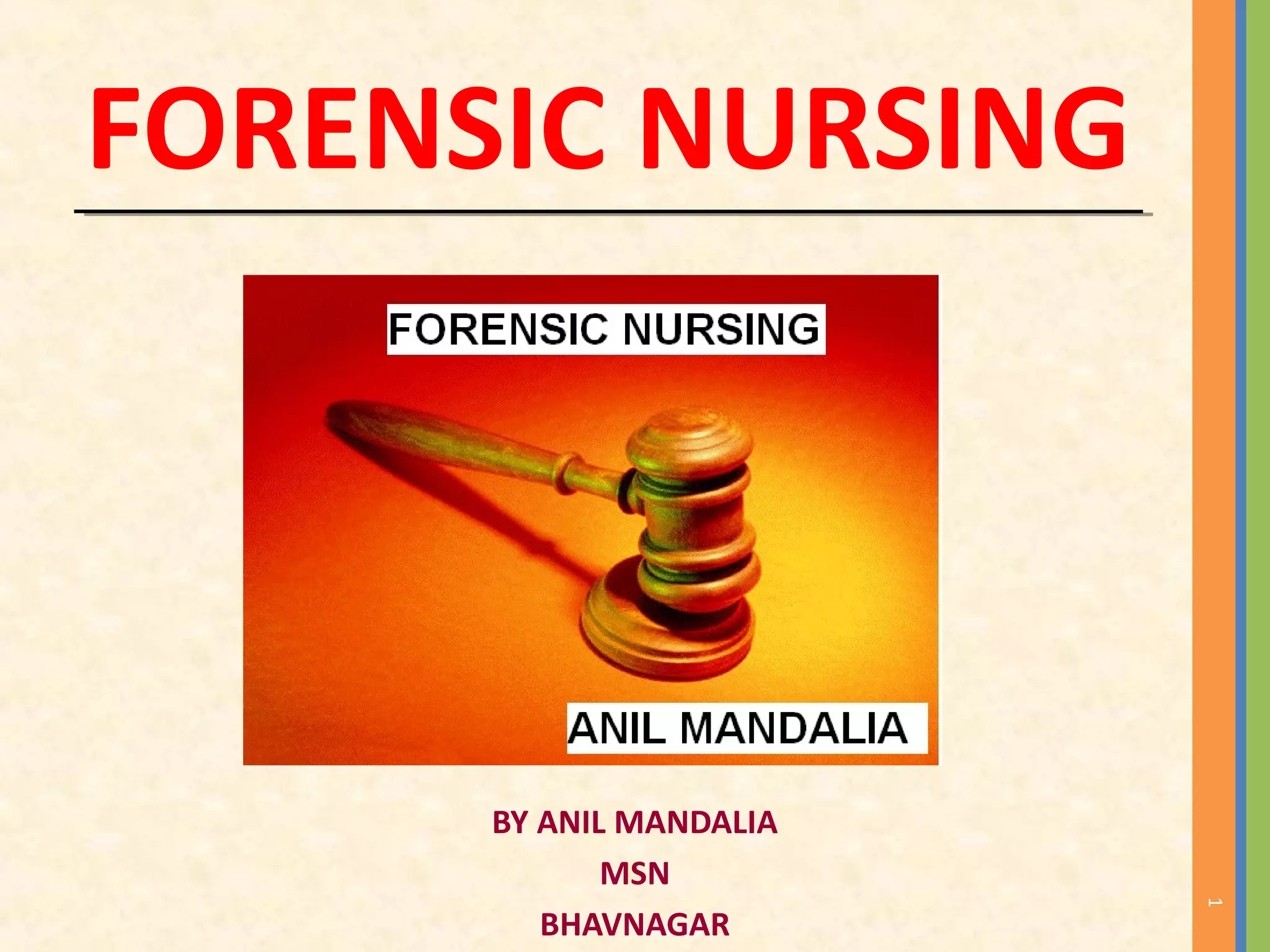 Forensic nursing | PPT