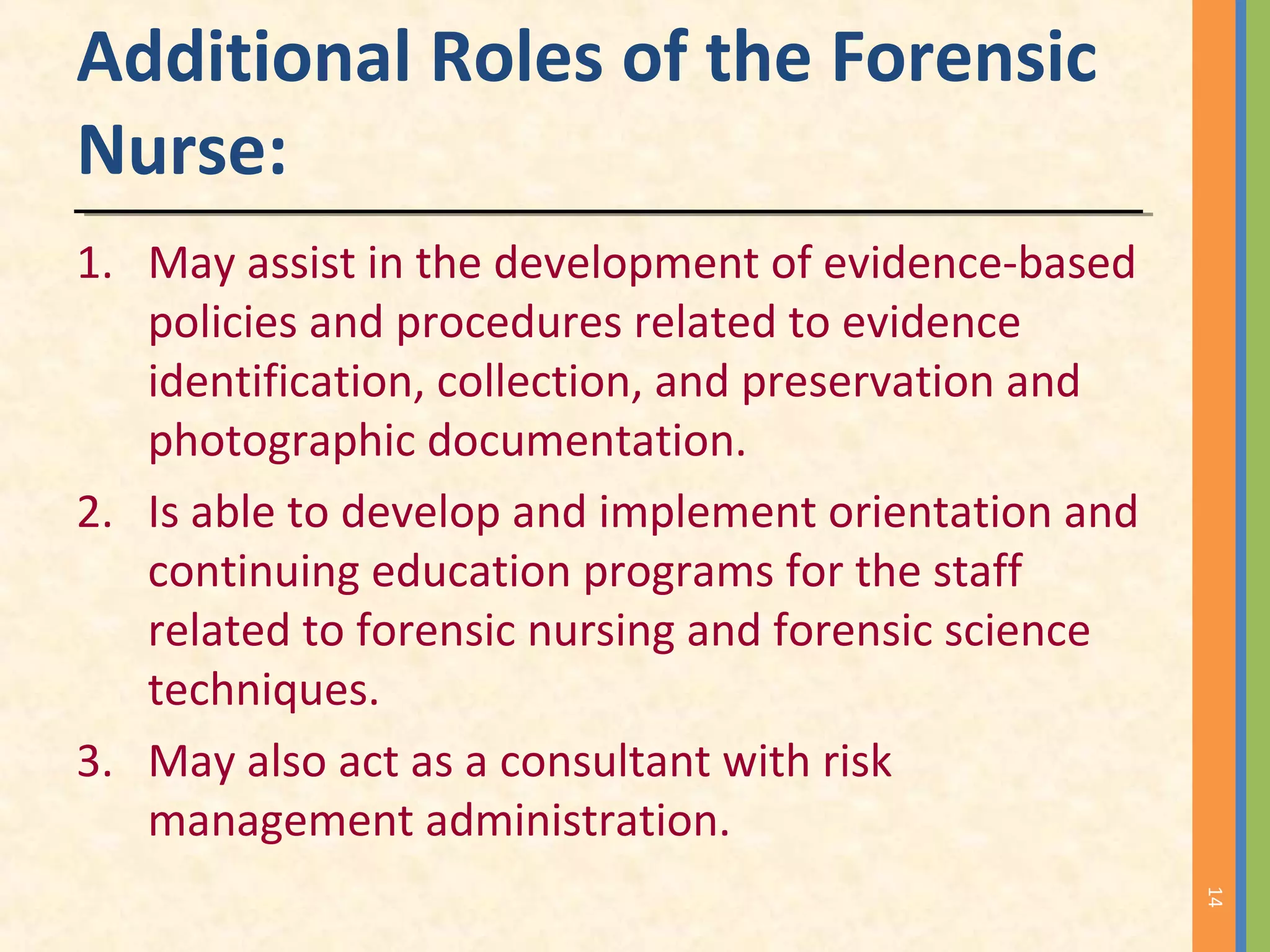 Forensic nursing | PPT