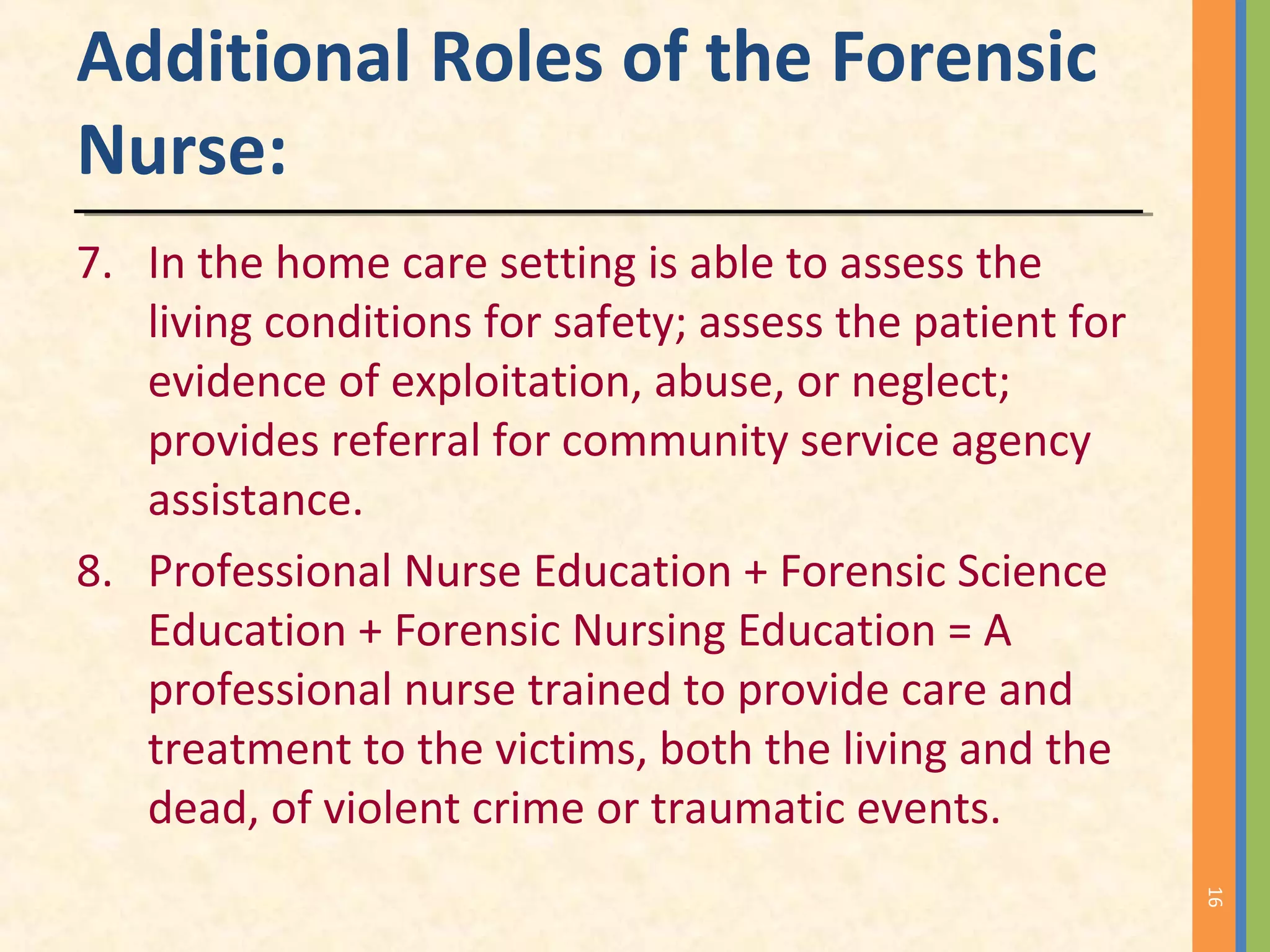 Forensic nursing | PPT