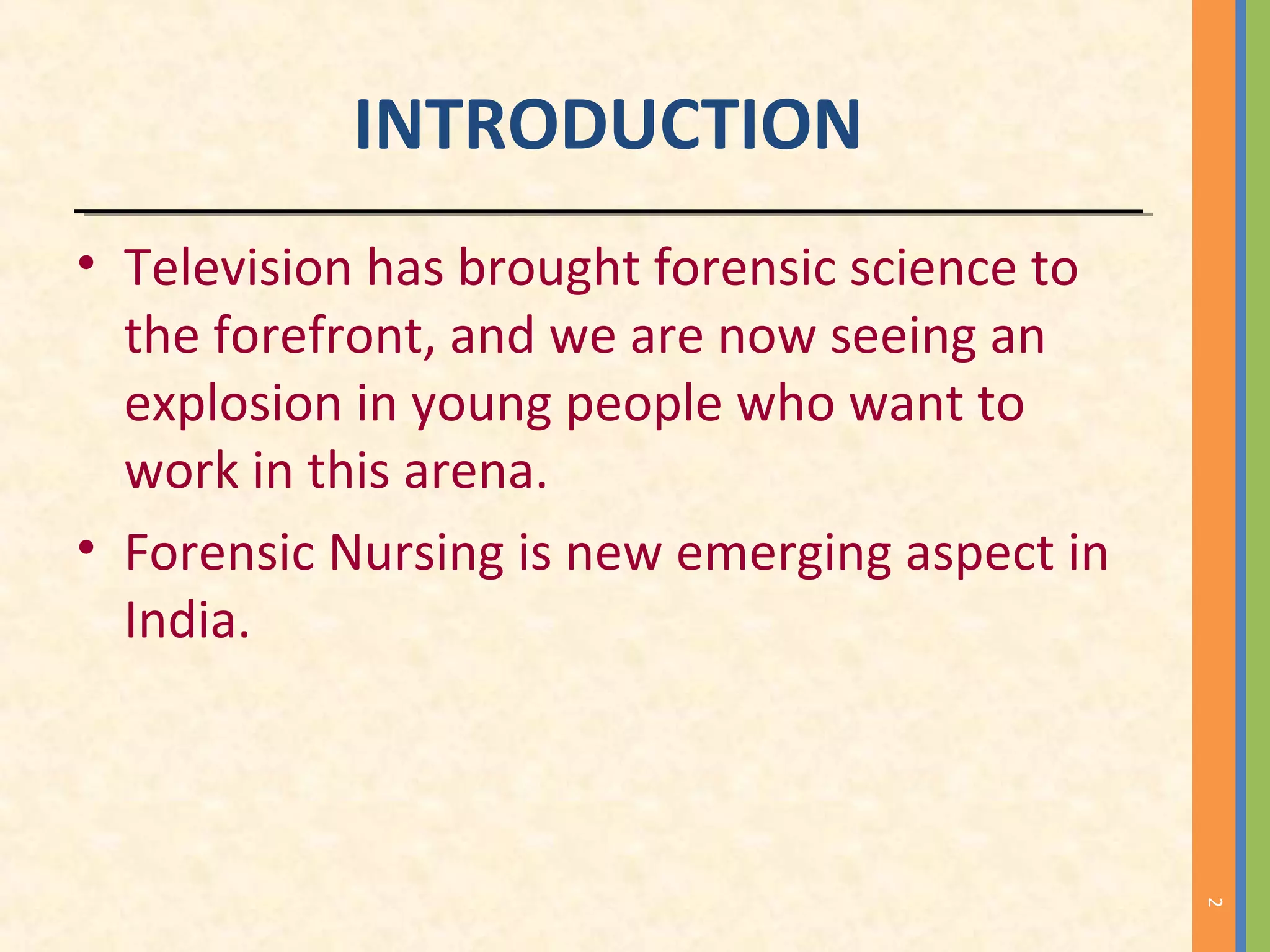 Forensic nursing | PPT