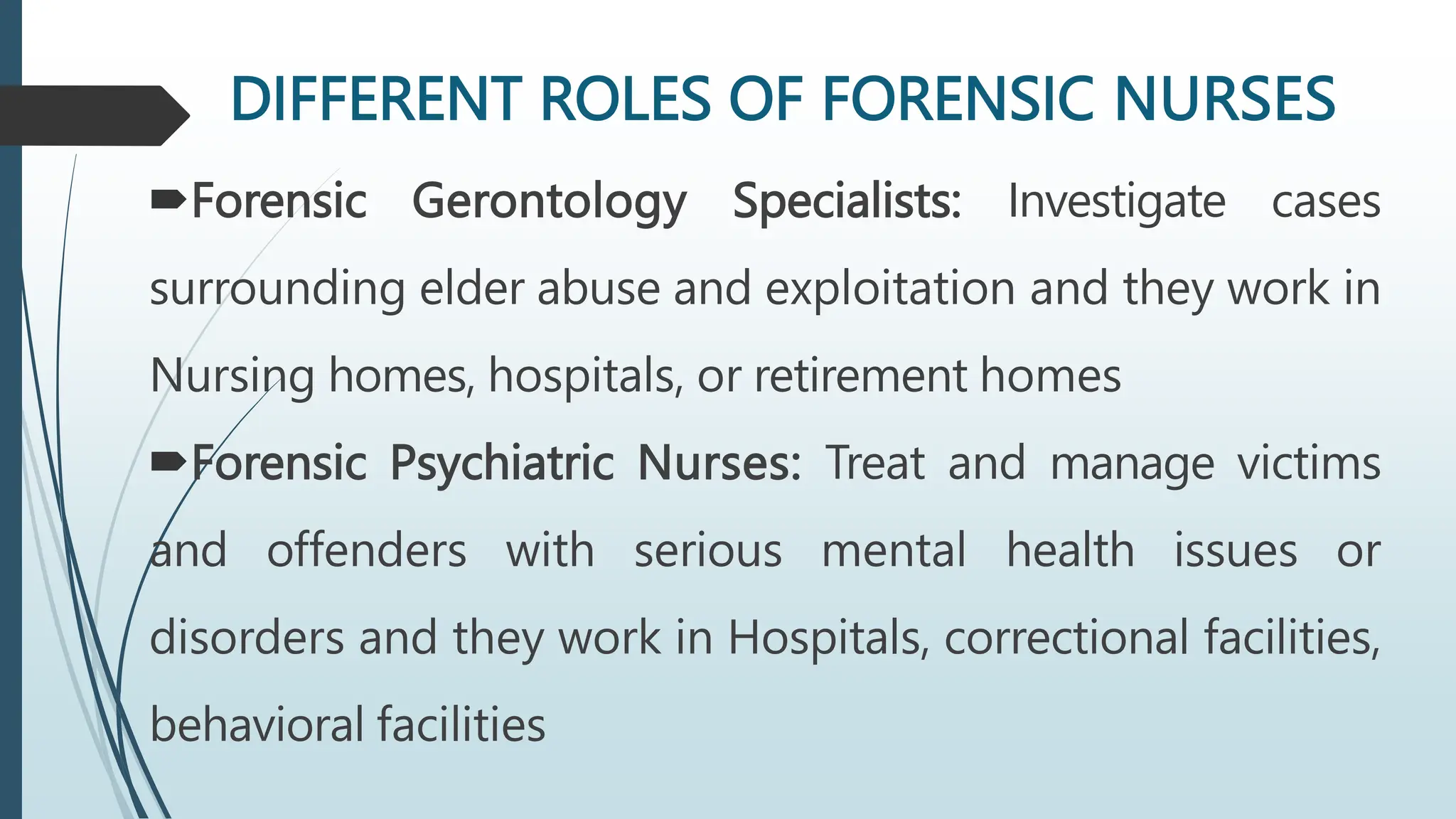 Forensic Nursing powerpoint presentation | PPTX