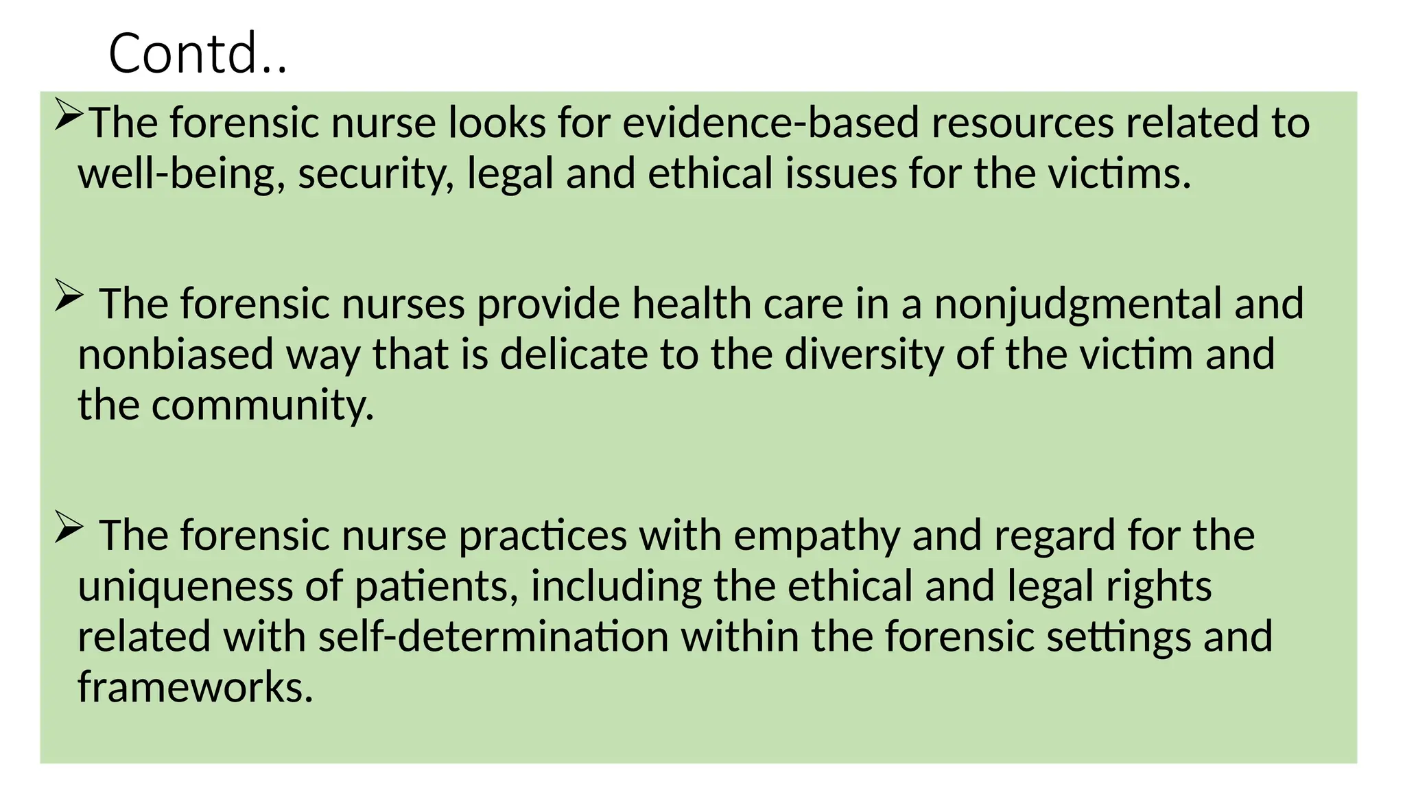 Introduction to Forensic Nursing for 5th semester BSc Nursing | PPTX