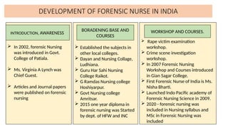 Introduction to Forensic Nursing for 5th semester BSc Nursing | PPTX