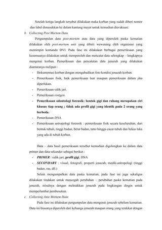 Forensic odontologist | DOCX