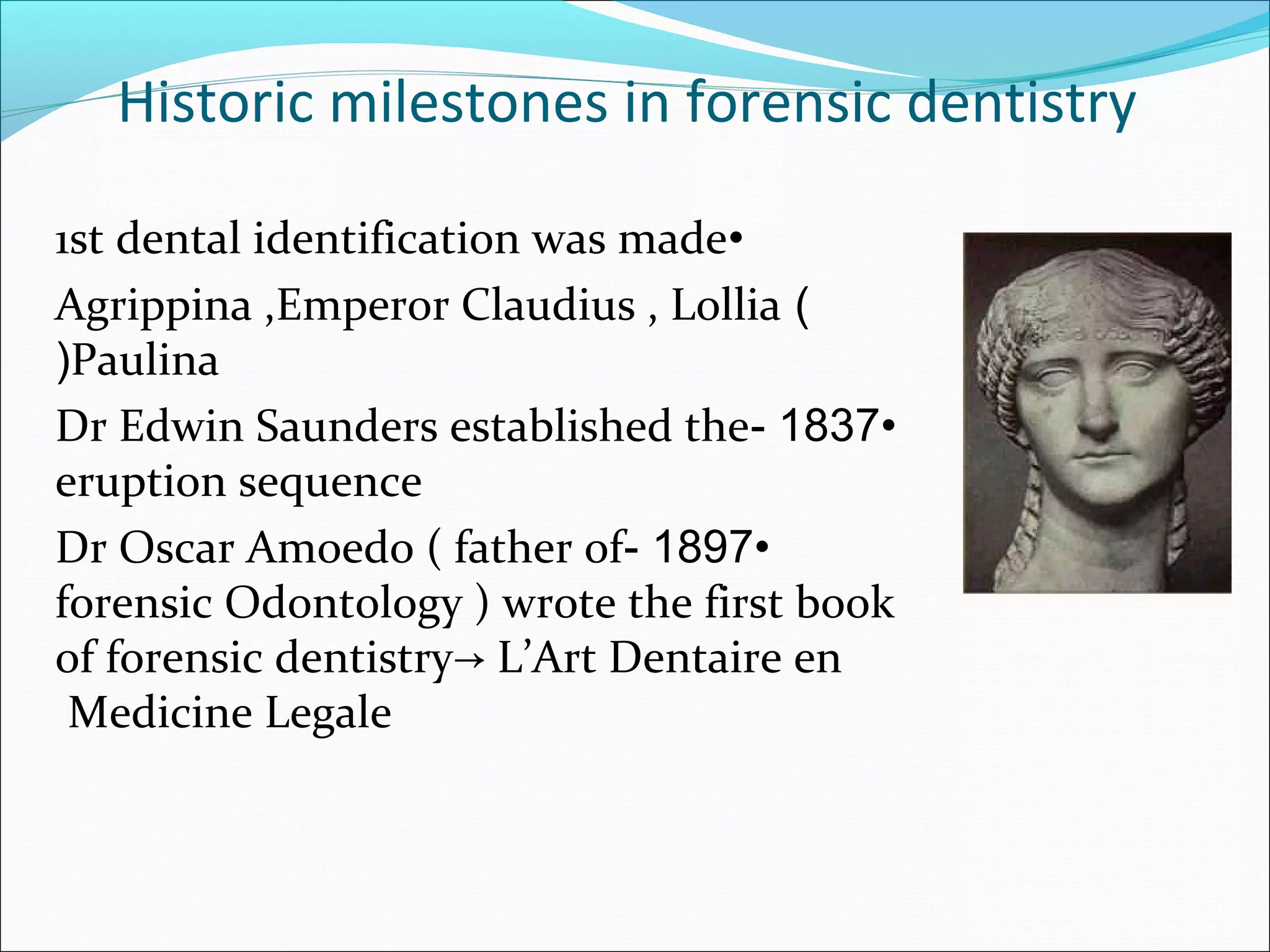 Forensic odontology | PPT
