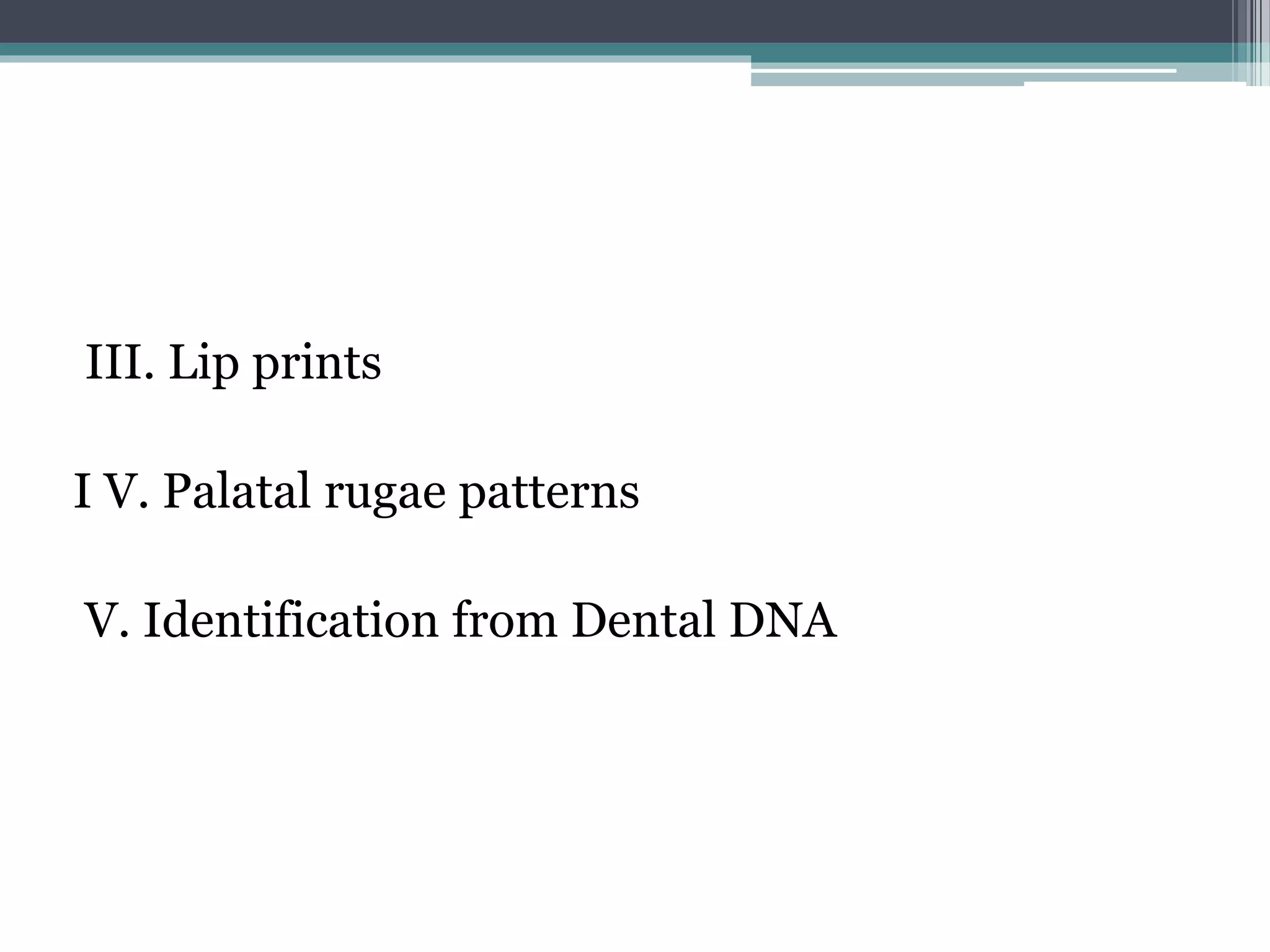Forensic odontology | PPTX
