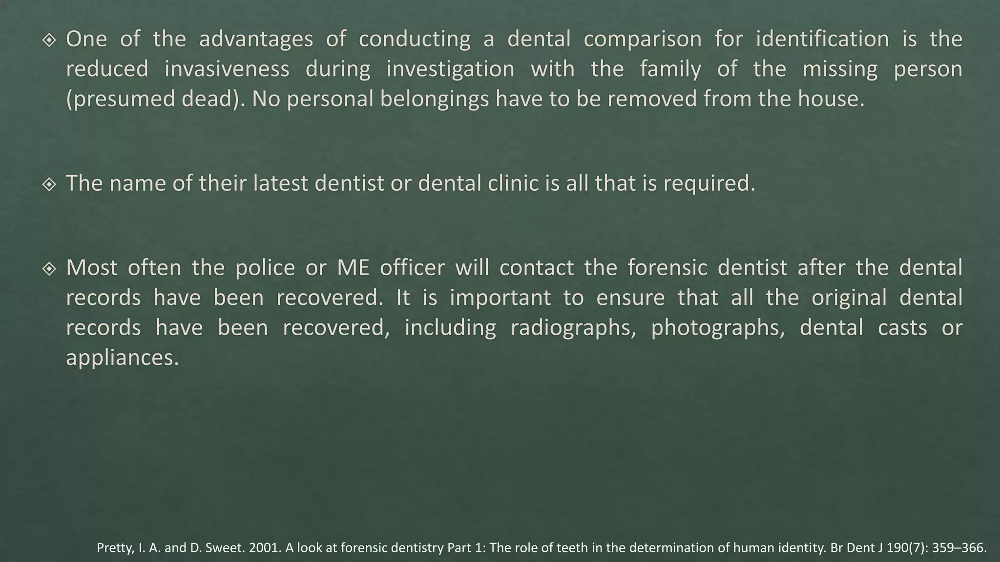 Forensic Odontology | PPT