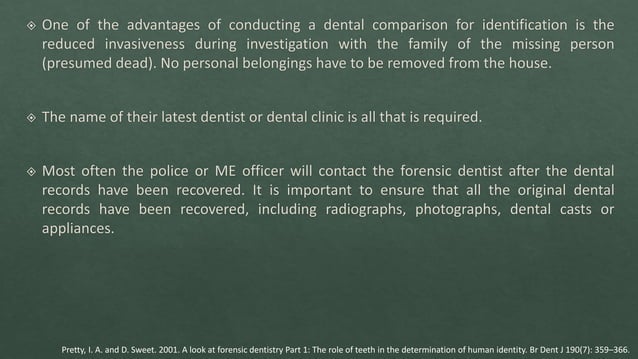 Forensic Odontology | PPT