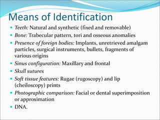 Forensic Odontology.ppt | Oral care | Personal Care